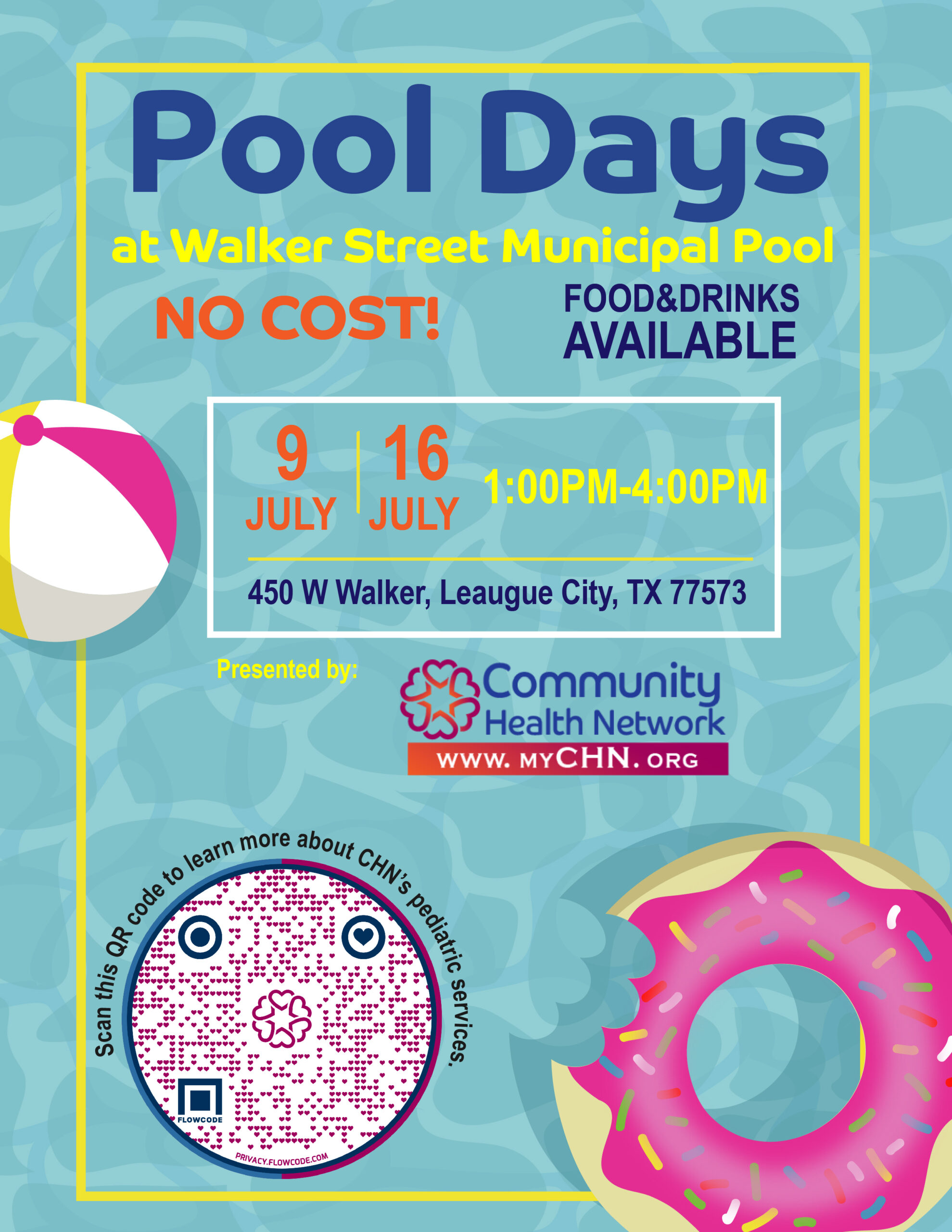 Community Health Network Hosts Pools Days in League City - MyCHN ...