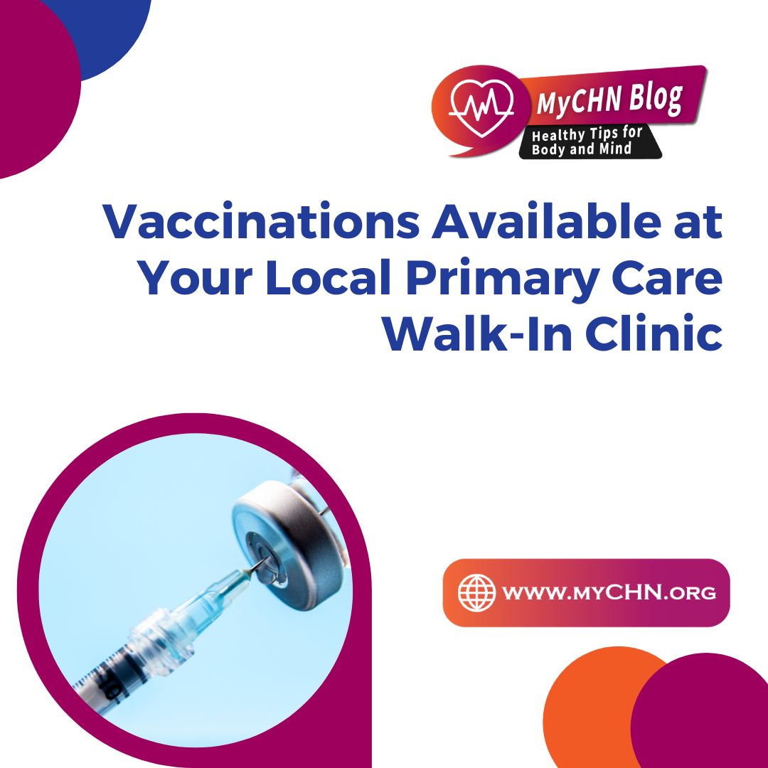 Vaccinations Available at Your Local Primary Care Walk-In Clinic